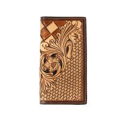 3D Hand Tooled Tan Rodeo Wallet – Corral Western Wear