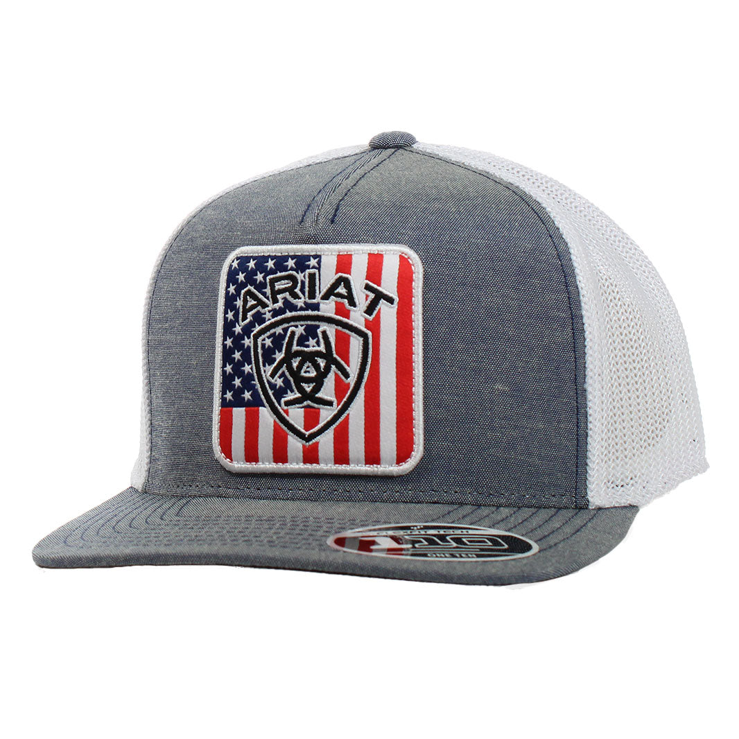 Ariat Men's USA Flag Denim Cap – Corral Western Wear