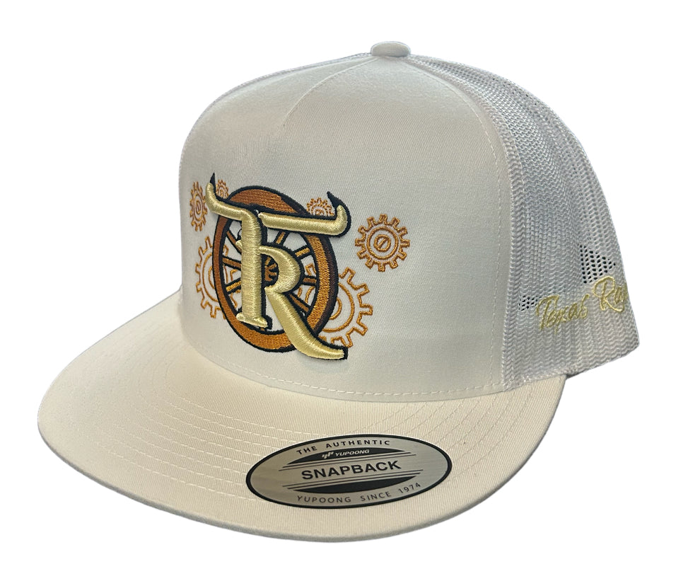 Texas Ranch Geared White Cap – Corral Western Wear