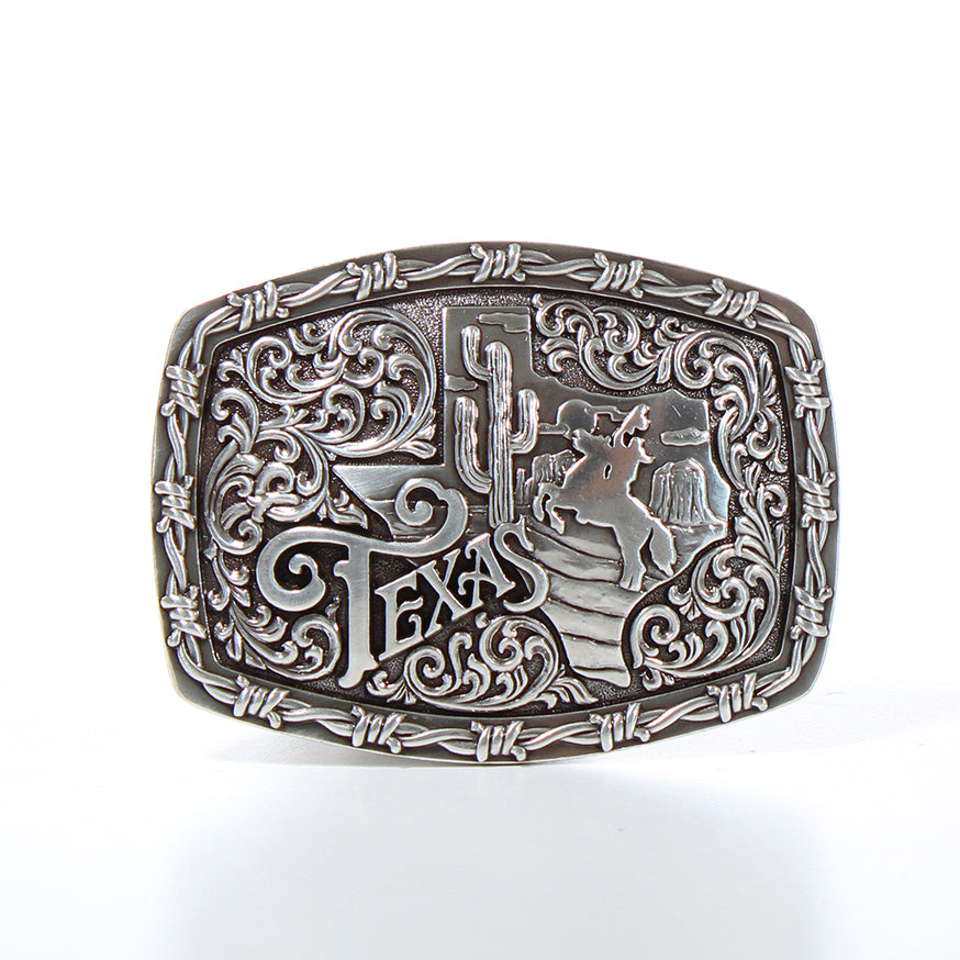 Nocona Rectangle Texas Cactus Horse Buckle – Corral Western Wear