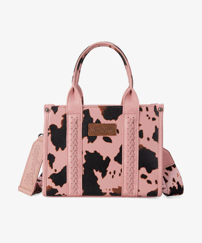 Wrangler Cow Print CC Pink Tote Bag – Corral Western Wear