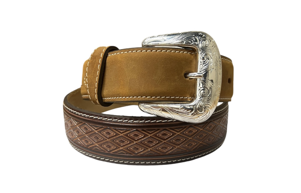 Justin Men's Diamond Ridge Brown Belt – Corral Western Wear
