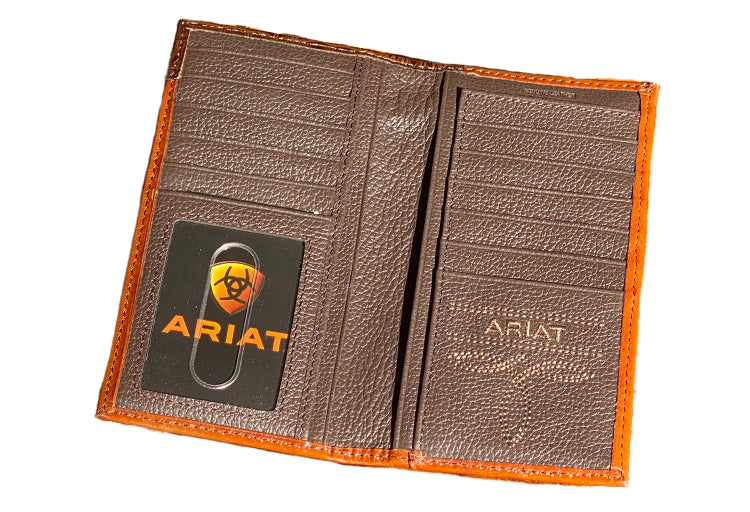 Ariat Men's Rodeo Wallet/Checkbook Cover – Corral Western Wear